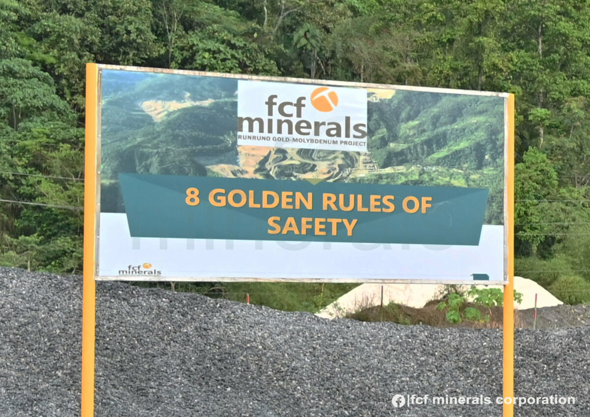 FCF MINERALS GOLDEN RULES OF SAFETY